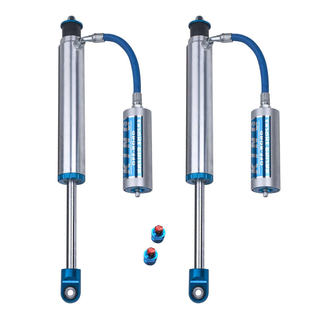 King Shocks 2.5 Performance w/ Remote Reservoir Shocks Rear Pair for 2