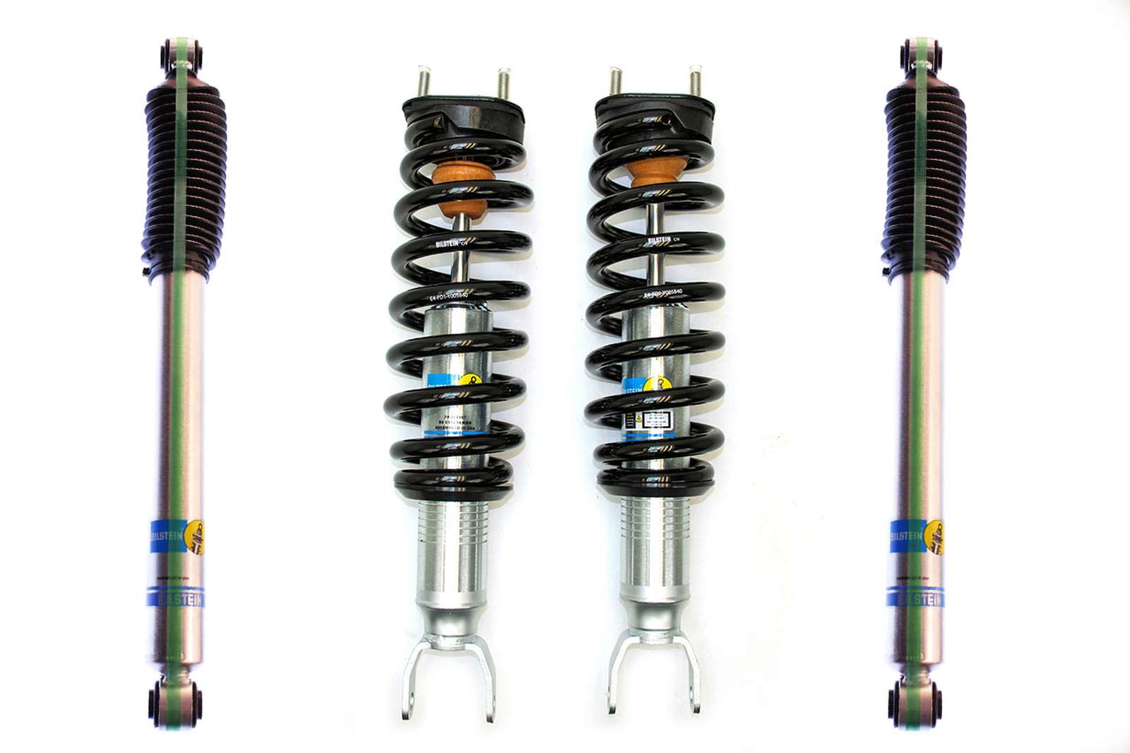 Bilstein 6112 Strut & Spring Assembled + Rear 5100 Shocks Set for 2009