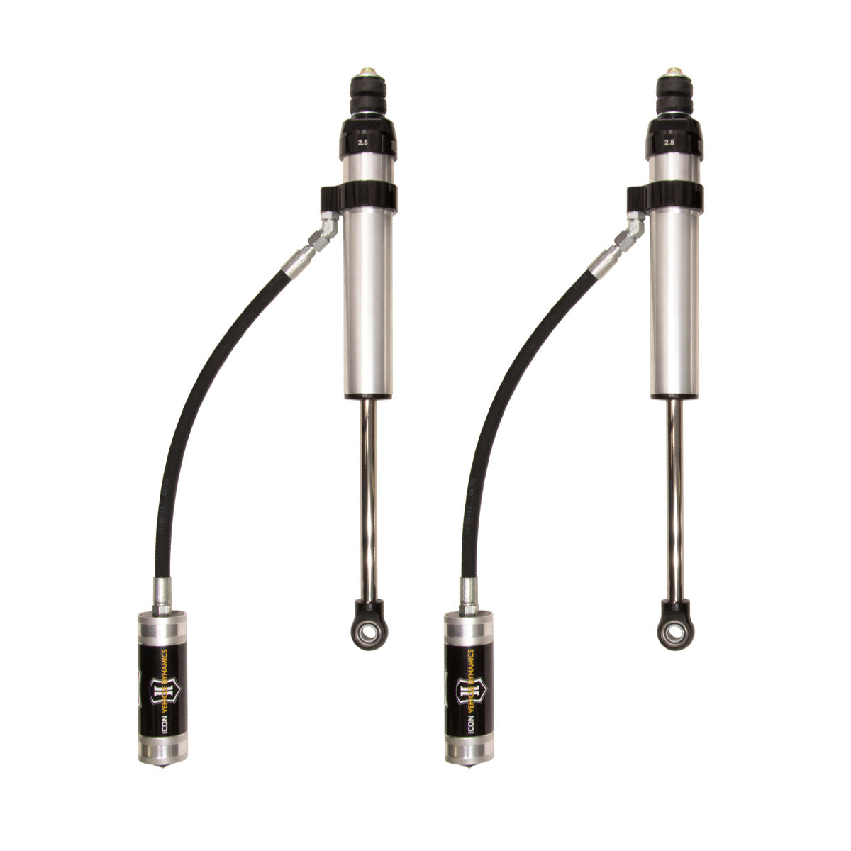 Icon 2.5 Remote Reservoir Shocks Rear Pair for 1998-2007 Lexus LX470 w