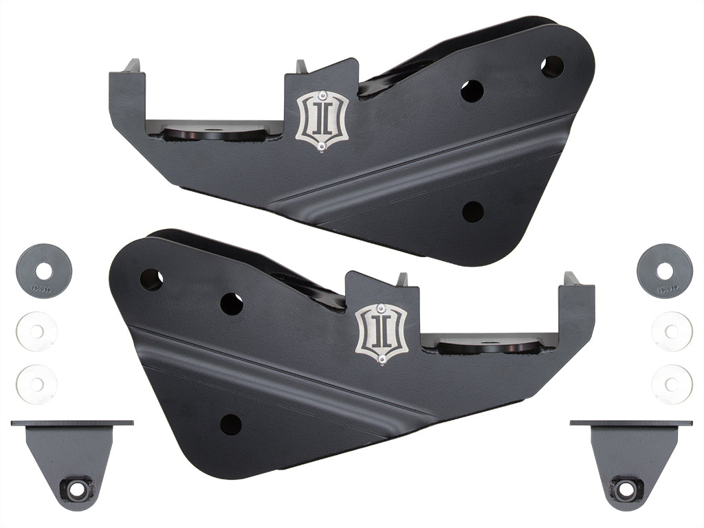 Icon Radius Arm Drop Down Kit for 17-23 F250 SD 4WD 4.5-7 lift
