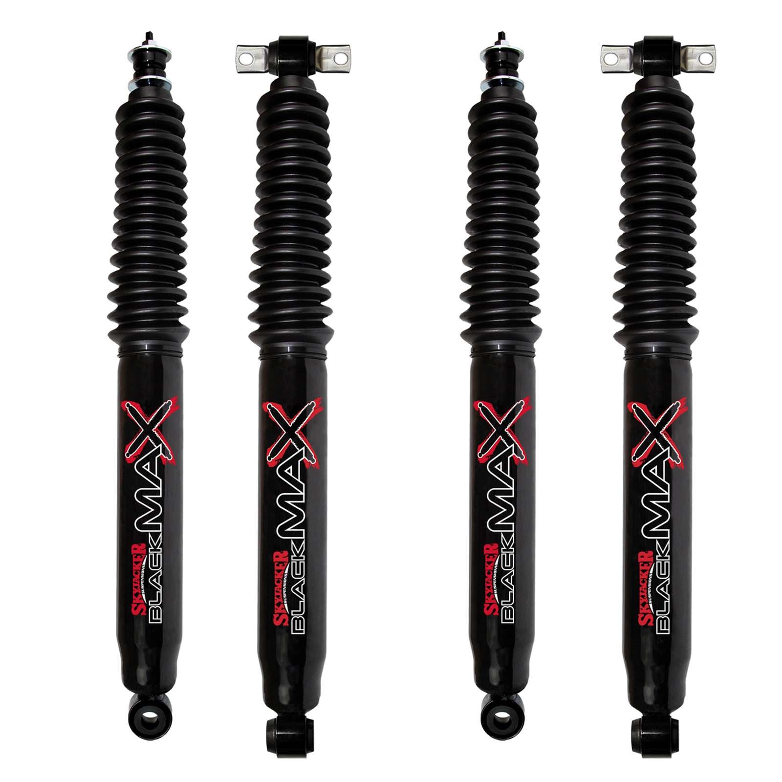 Skyjacker Black MAX Hydro Shocks Set for 2007-2018 Jeep Wrangler JK 4W