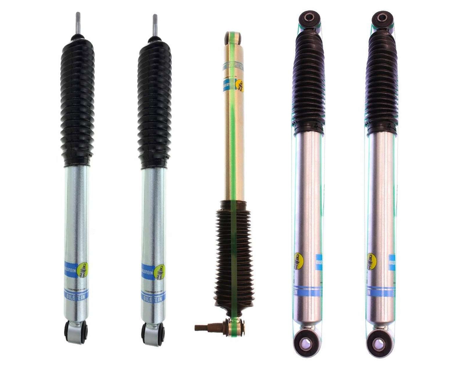 Bilstein 5100 Monotube Shocks & Steering Stabilizer Kit for 2001-2010