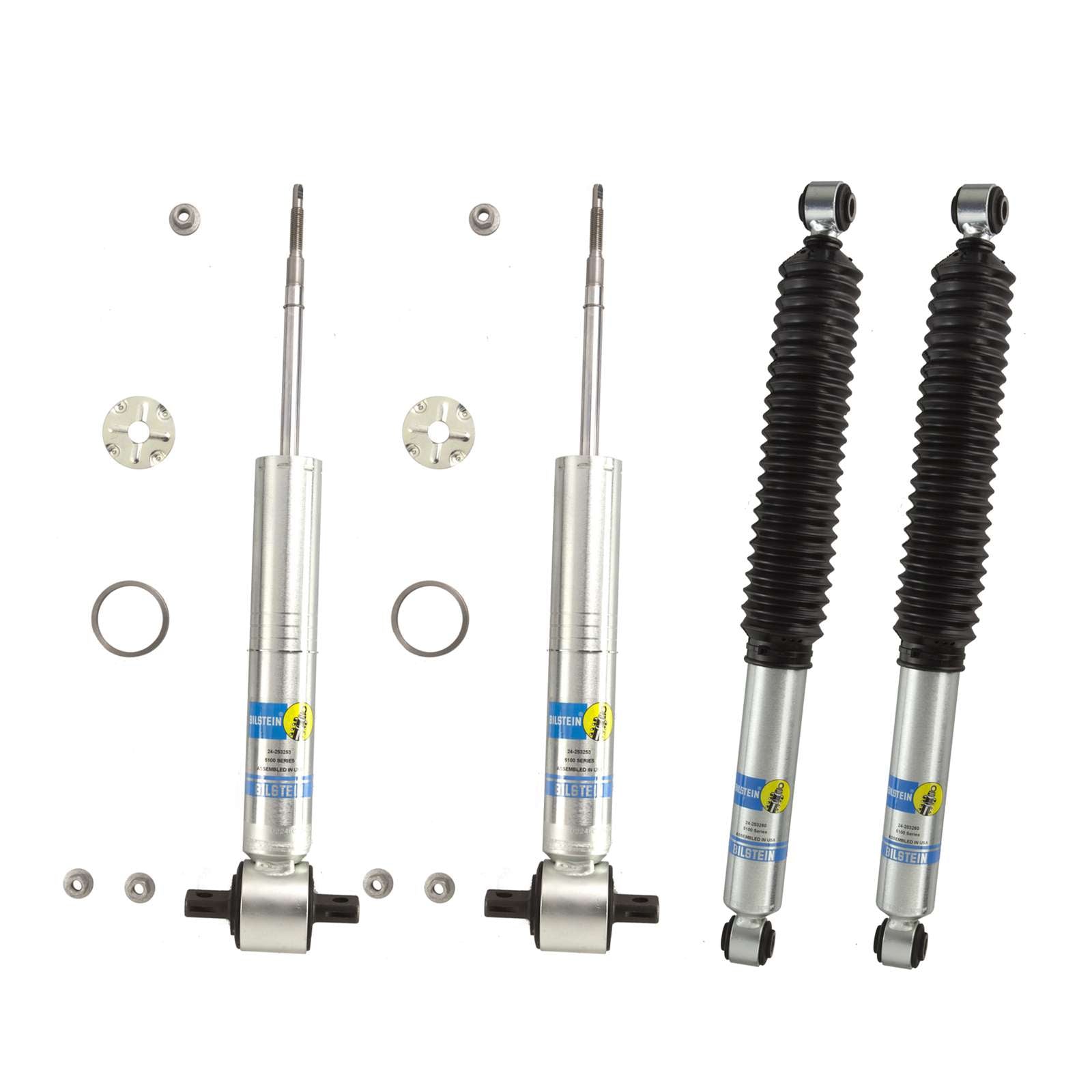 Bilstein 5100 Monotube Adjustable Strut & Shocks Set for 2015-2020 Che