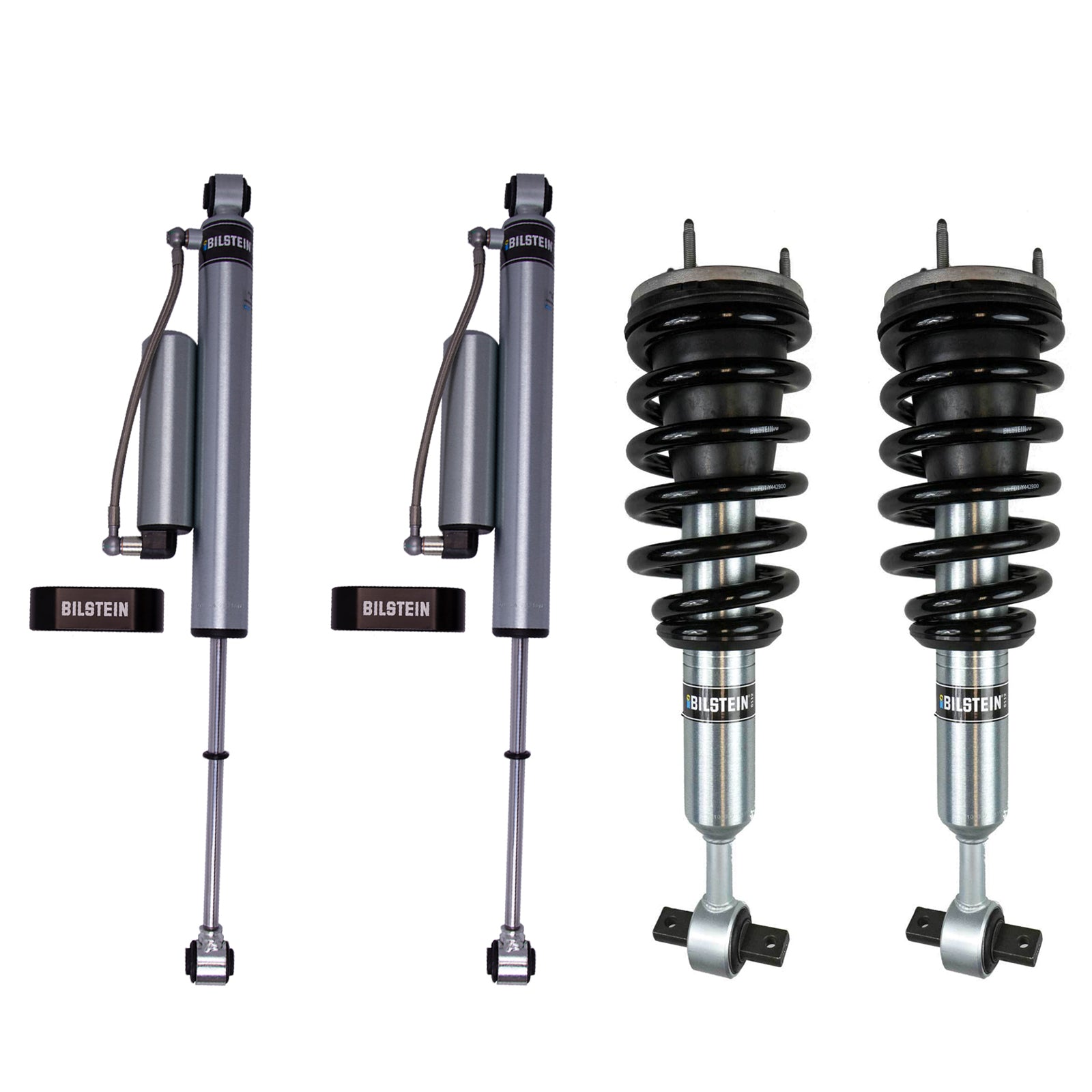 Bilstein 6112 +Rear 5160 Shocks for 19-23 Sierra 1500 AT4 4WD 0-1.2