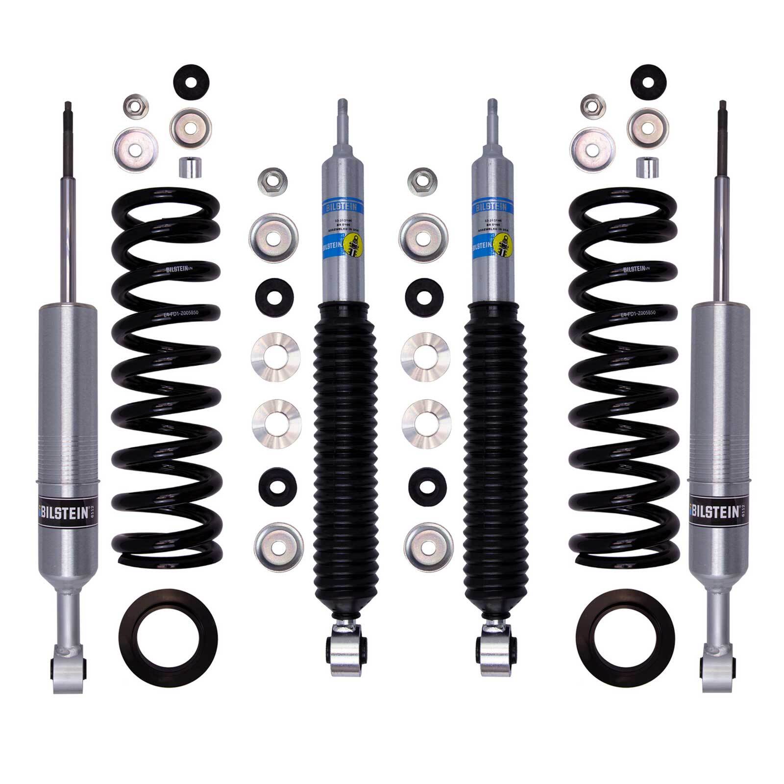 Bilstein 6112 Assembled+Rear 5100 Shocks for 07-09 FJ Cruiser AllSpecs