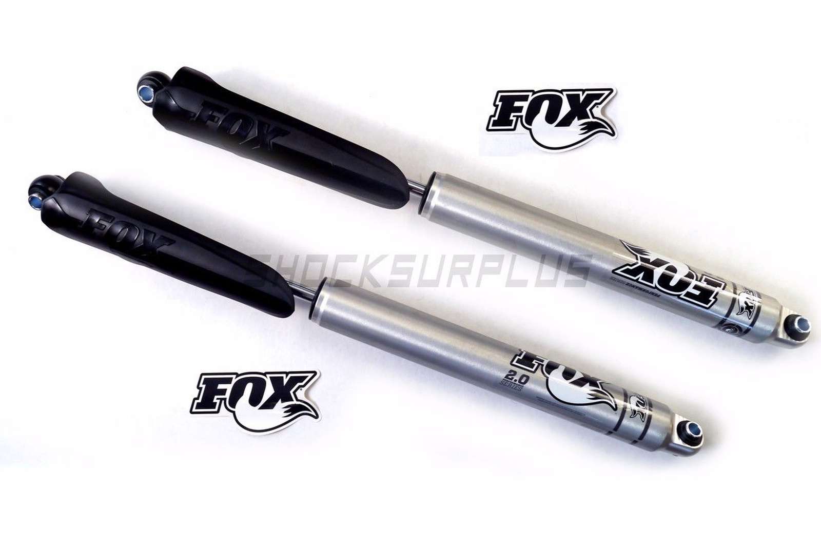 Fox 2.0 Performance Series Shocks + Roost Shield Rear Pair for 1999-20