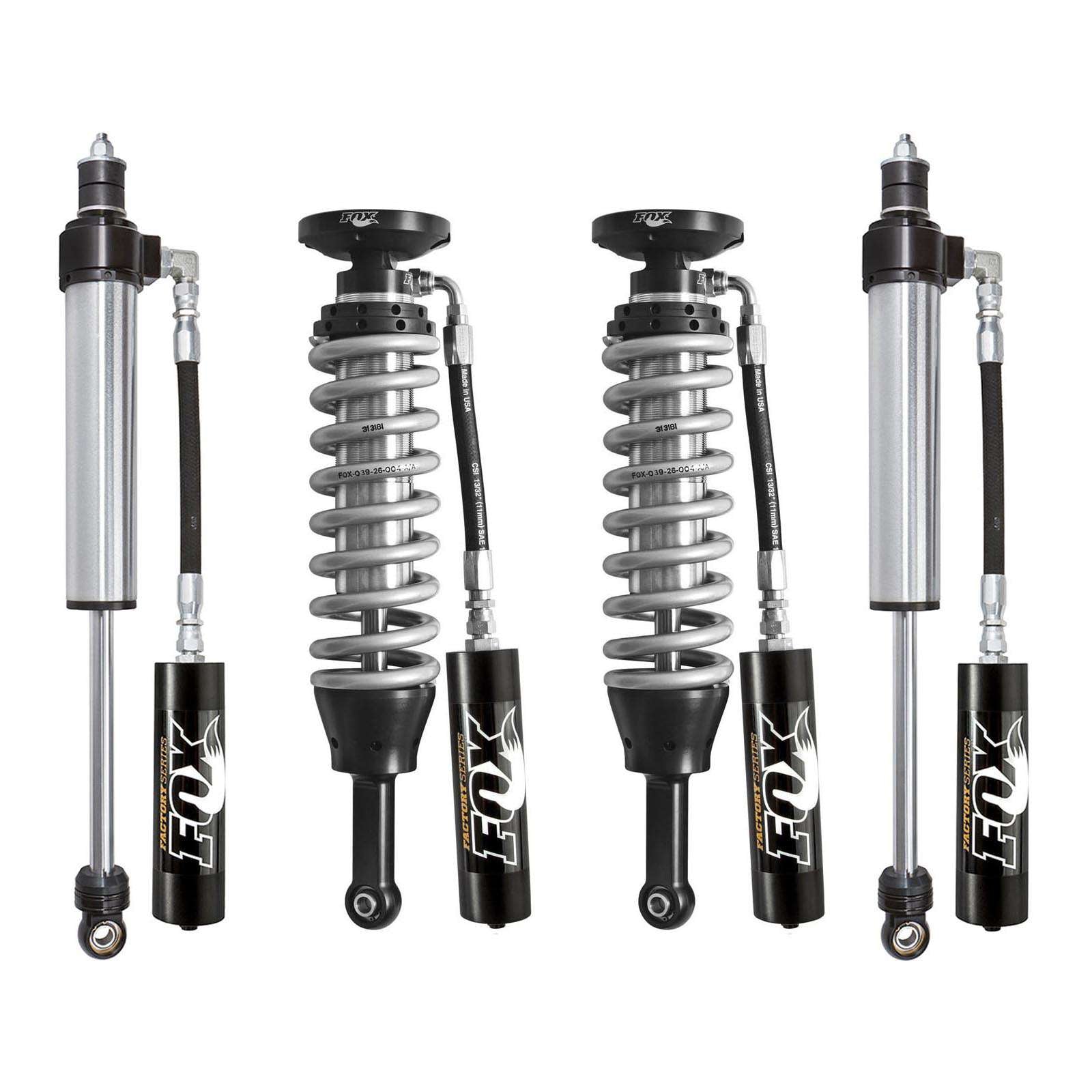 Fox 2.5 Factory Shocks Ress Set for 05-23 Tacoma