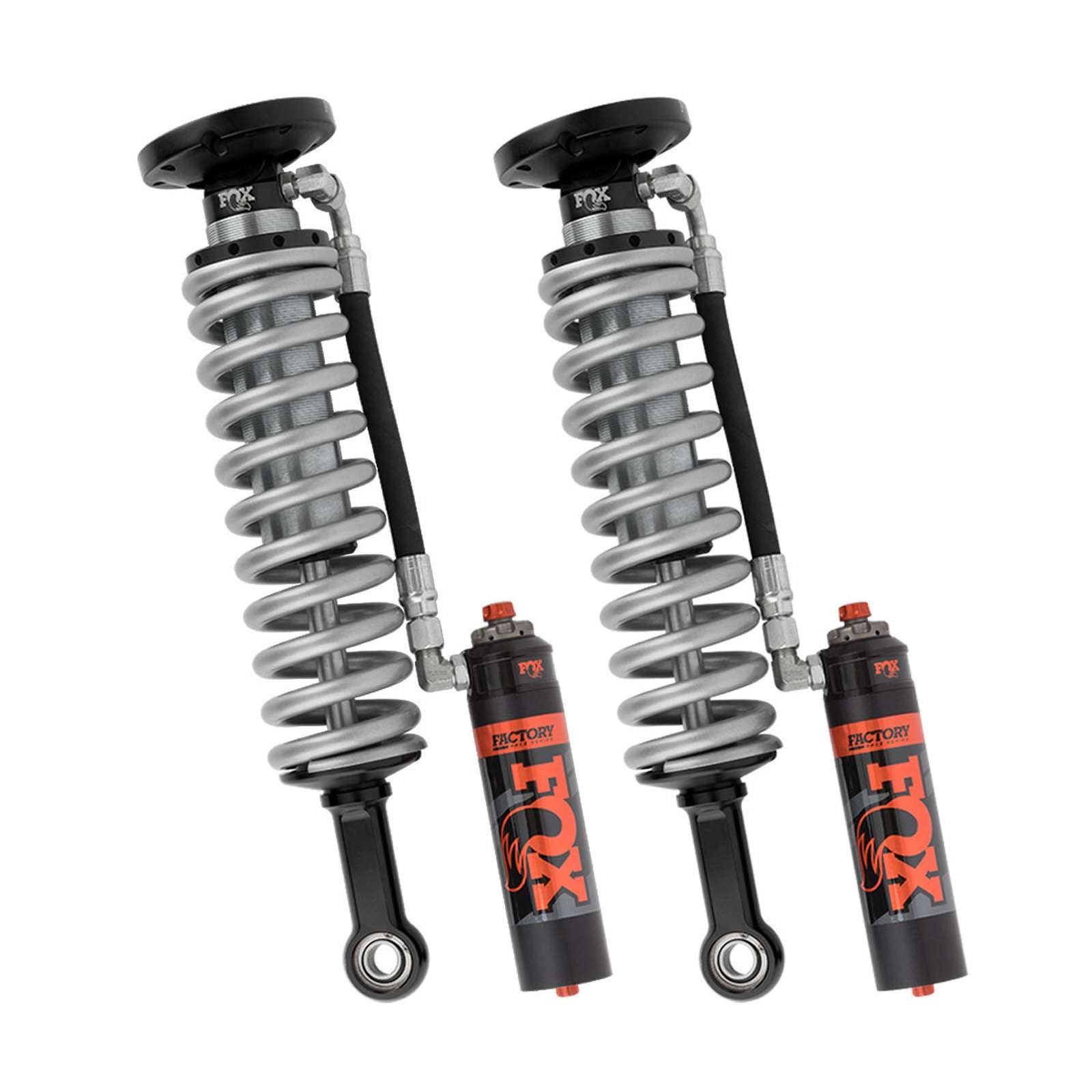 Fox 2.5 Factory Series Coilovers w/ DSC Reservoir Front Pair for 2014-