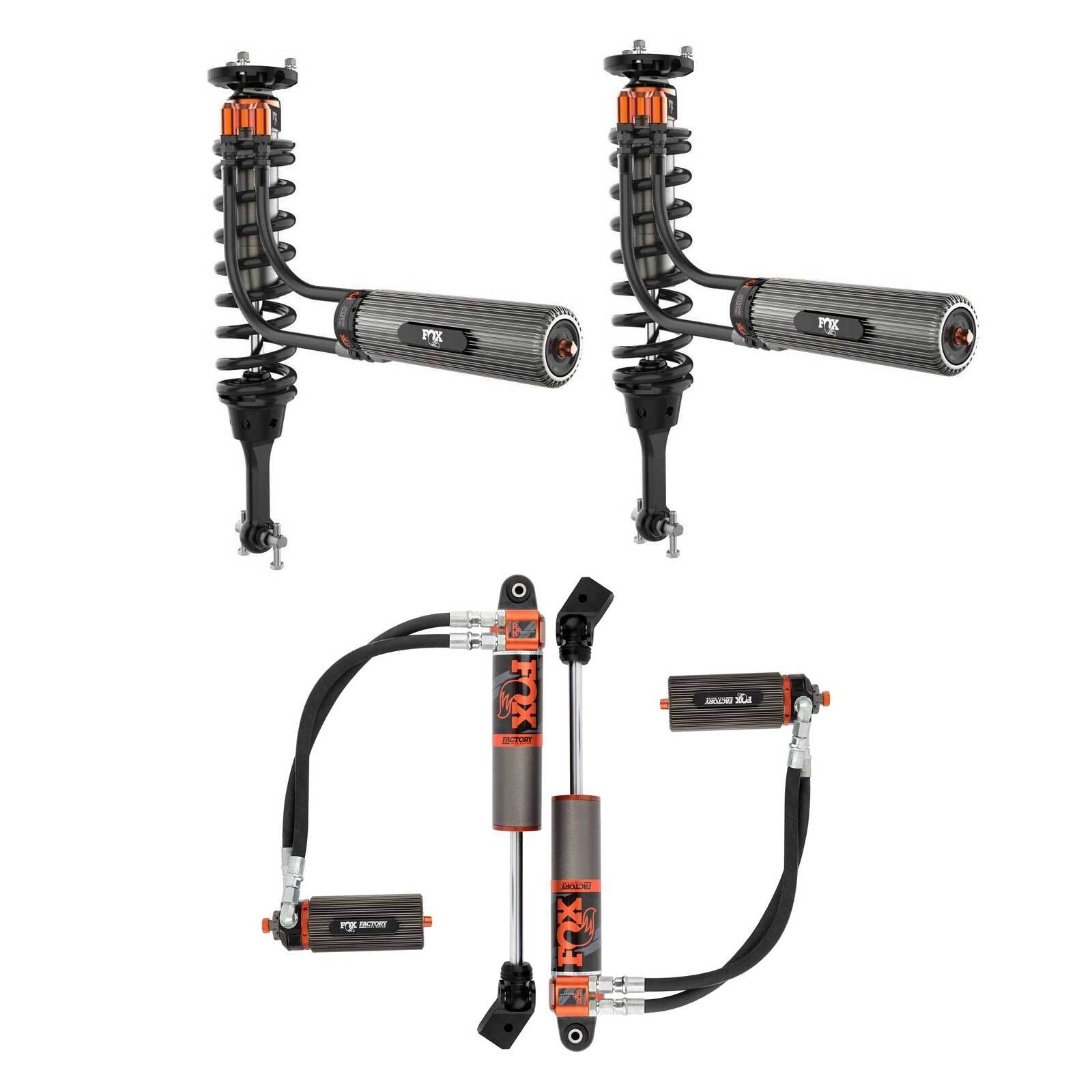 Fox 3.0 Factory Race Series Adjustable Coilover w/ Reservoir + Rear Sh