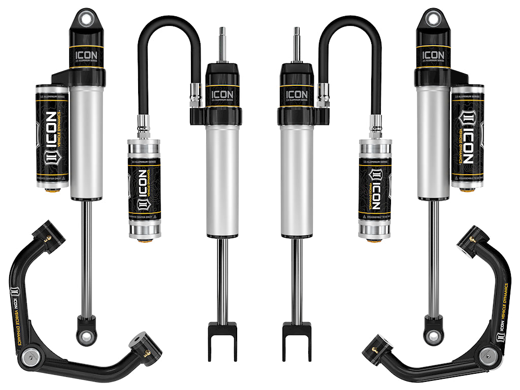 Icon 0-2 Stage 2 Tubular Kit for 20-23 Silverado 2500 HD 4WD