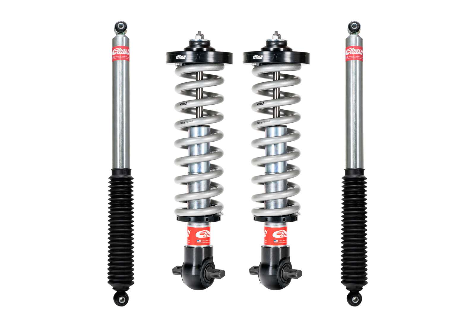 Eibach Pro-Truck Stage 2 Clvr Kit+Rear Shocks for 15-20 F150 1-2.75