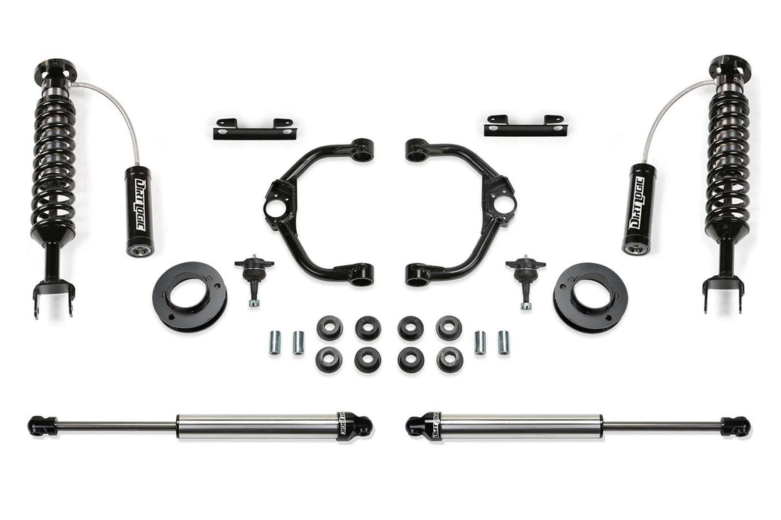 Fabtech 3 Ball Joint UCA Lift Kit Front Dirt Logic 2.5 Clvrs Res&Rear 2 ...